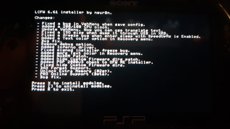 PSP Custom Firmware Guide For All Models 2023 - pspunk